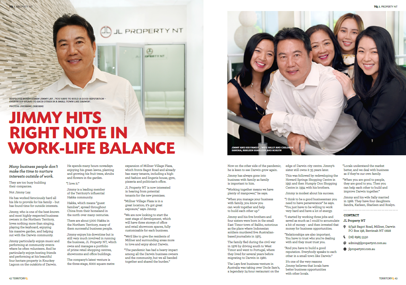 ABOUT US – JL Property NT